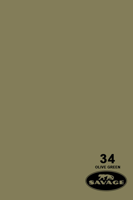 Savage Widetone Seamless Background Paper (#34 Olive Green, 9ft x 36ft ...