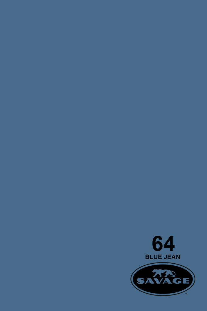 Savage Widetone Seamless Background Paper (#64 Blue Jean, 9ft x 36ft ...