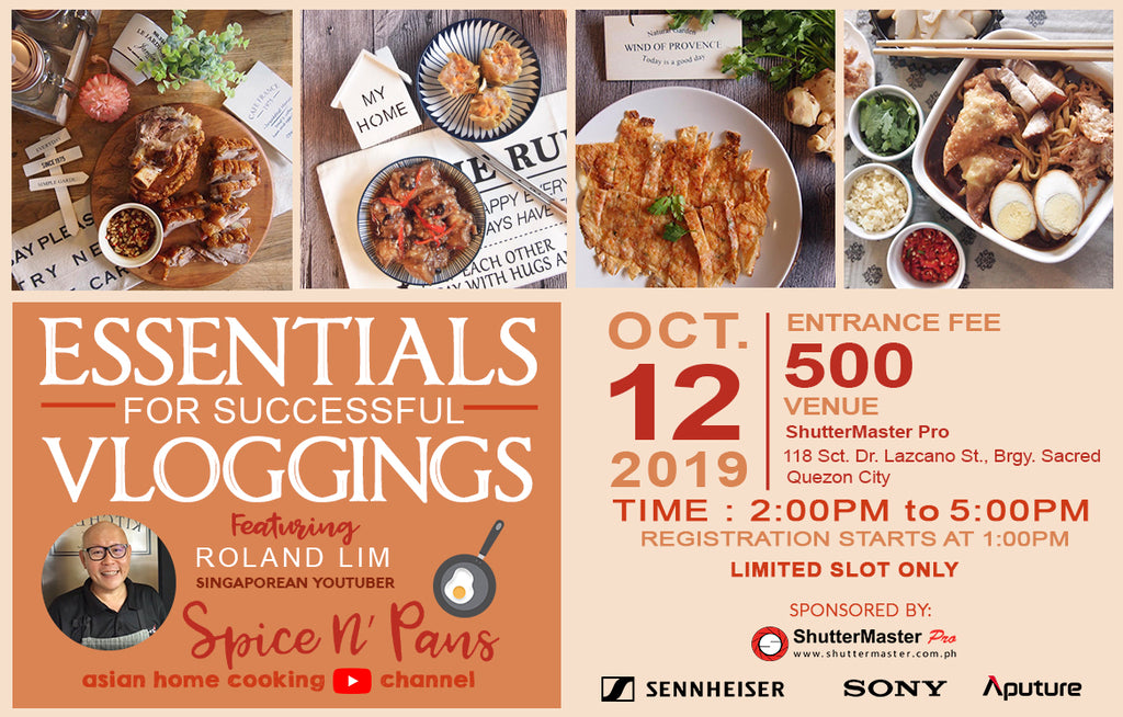 ESSENTIALS FOR SUCCESSFUL VLOGGINGS FEATURING ROLAND LIM ...